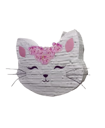White cat Face Piñata | Get ready to party with our easy-to-fill ...