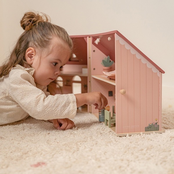 Little Dutch wooden portable dollhouse | Little Favourites | The wooden ...