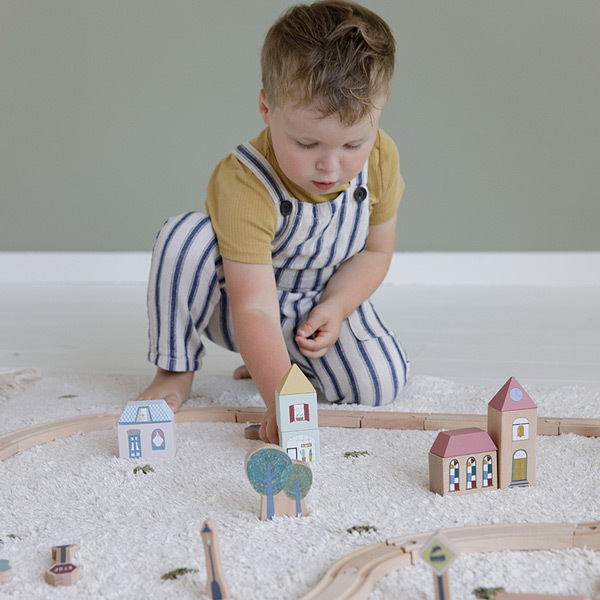 Little Dutch Wooden Railway Train XXL Set - Starterkit | Little ...