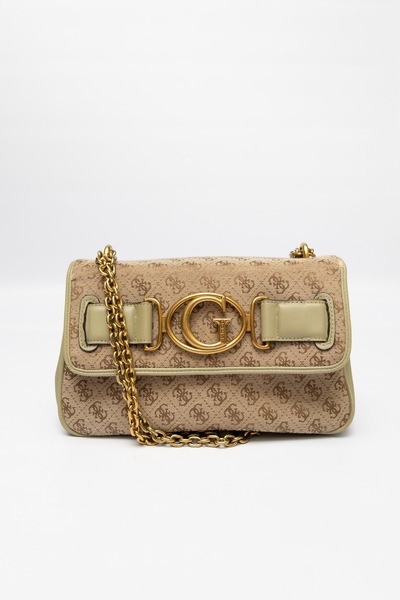 Guess Monogram Shoulder Bag