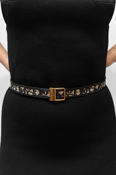 Dior Monogram Belt | Vintage Dior monogram belt. Gold tone engraved ...