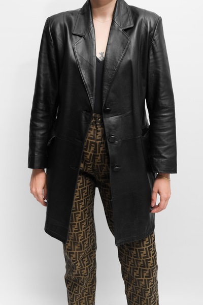 Genuine Leather Longer Length Jacket