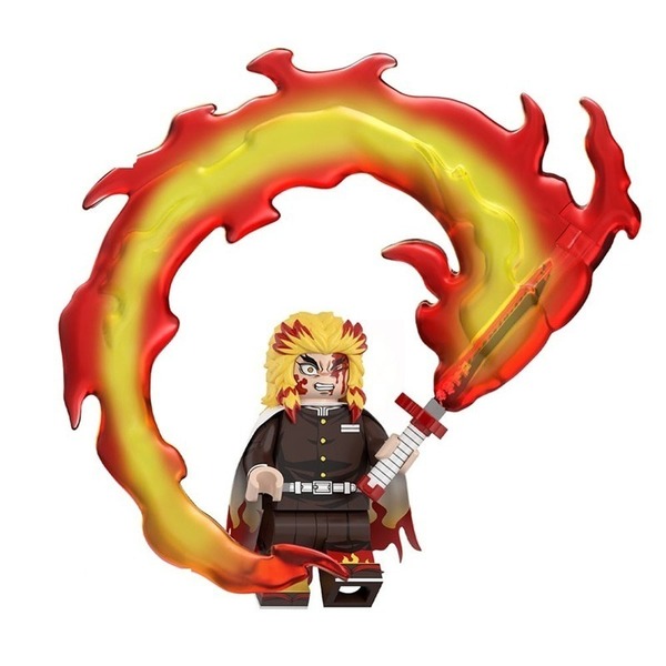 Kyojuro Rengoku | Demon Slayer | Custom Anime Minifigure Compatible ...