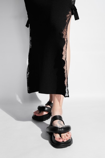 Jil Sander Padded Platform Sandals