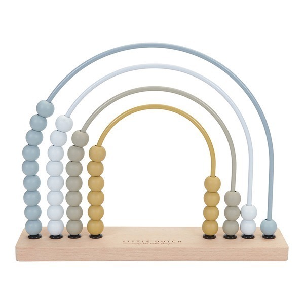 Little Dutch Rainbow Abacus - Blue | Little Favourites | Learning ...