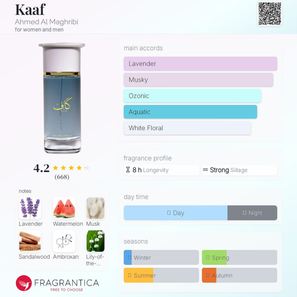 Ahmed Al Maghribi | Kaaf | Eau de Parfum | Kaaf by Ahmed Al Maghribi is ...