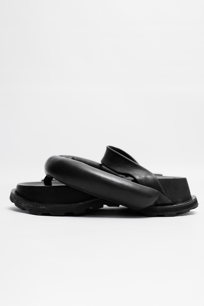 Jil Sander Padded Platform Sandals