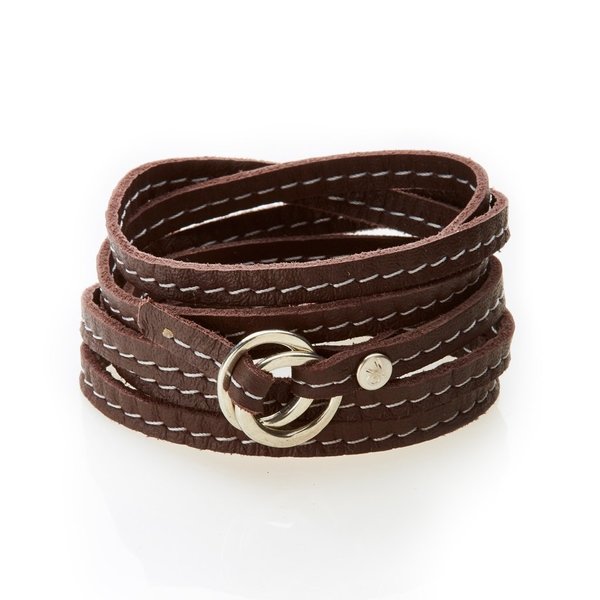 REBEL Versatile leather wrap Dark Brown | RULES? WHAT RULES? Ravishing ...