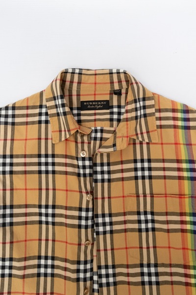 Vintage Burberry Rainbow Checked Shirt