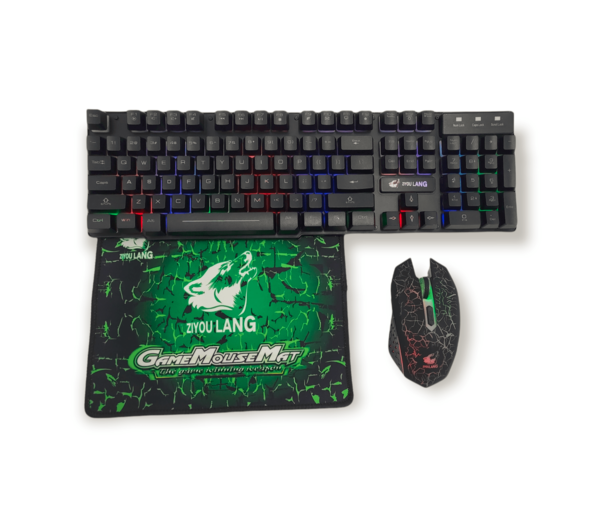 T3 Wireless 2.4GHZ and Rechargeable Keyboard, Mouse and Mousepad Set