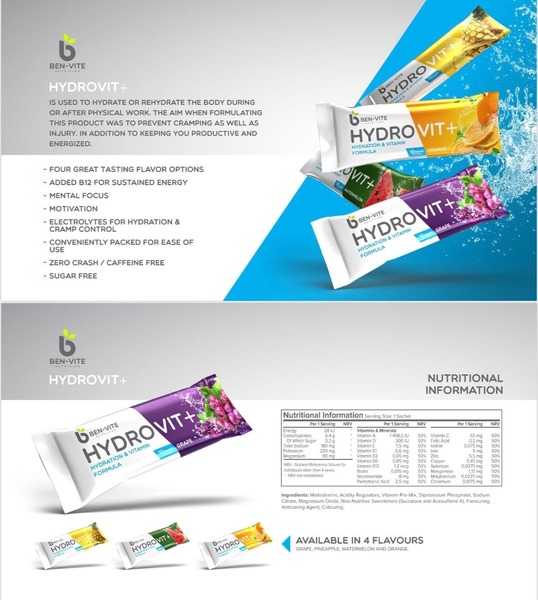 Hydrovit Vitamins and hydration | Hydrovit is used to hydrate or ...